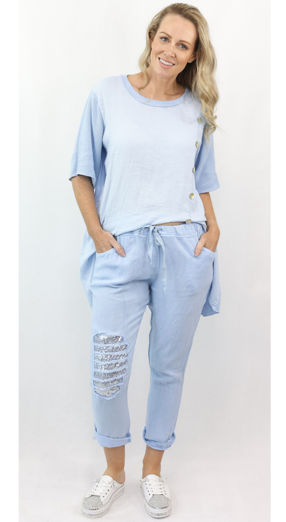 PEREL Linen pants – ameisefashion